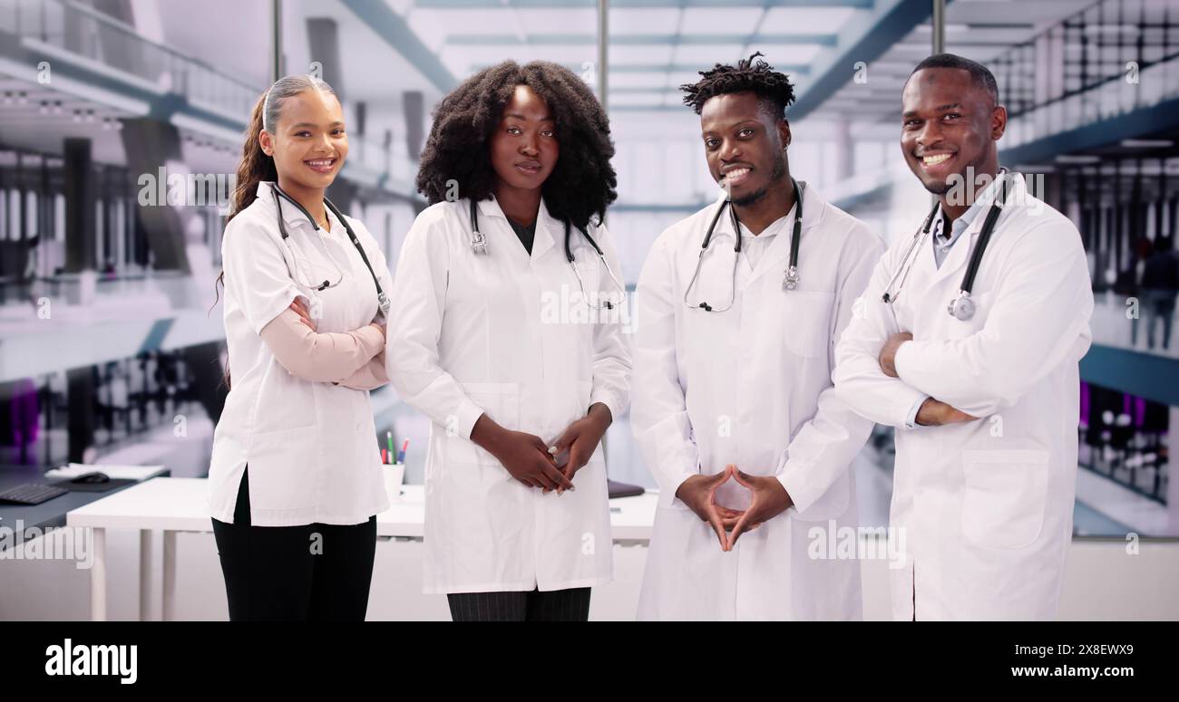 Portrait diverse doctors nurses smiling hi-res stock photography and ...