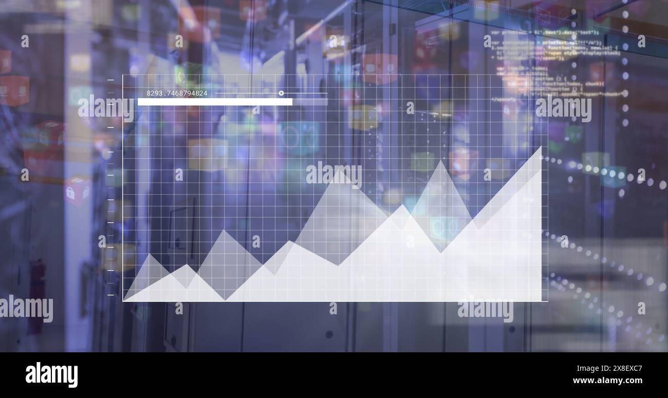 Animation interface data information processing hi-res stock ...