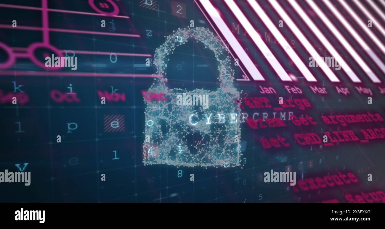 Security data online animation hi-res stock photography and images - Alamy
