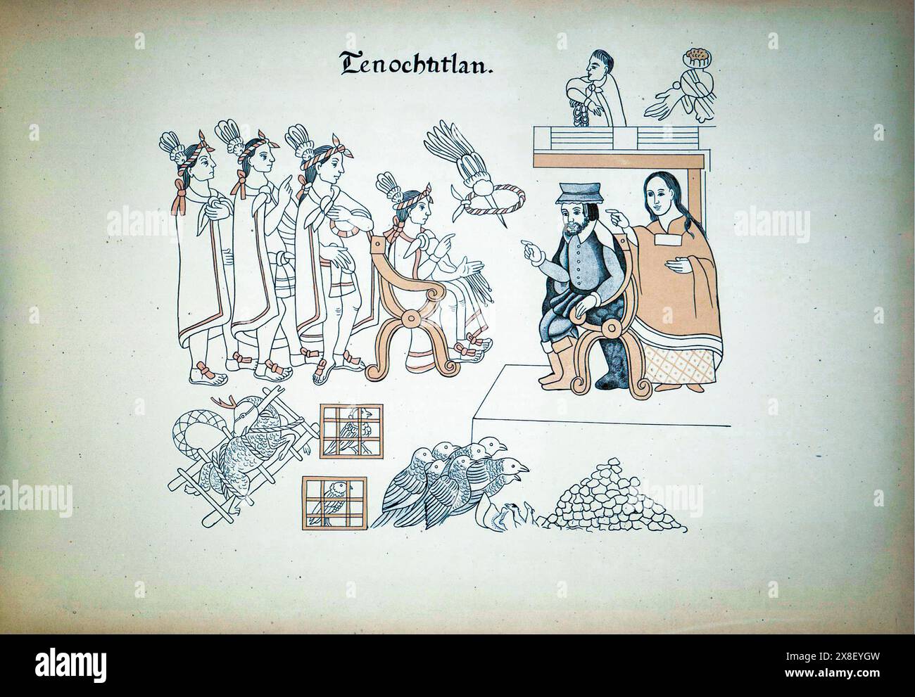 Cortes conquest of tenochtitlan hi-res stock photography and images - Alamy