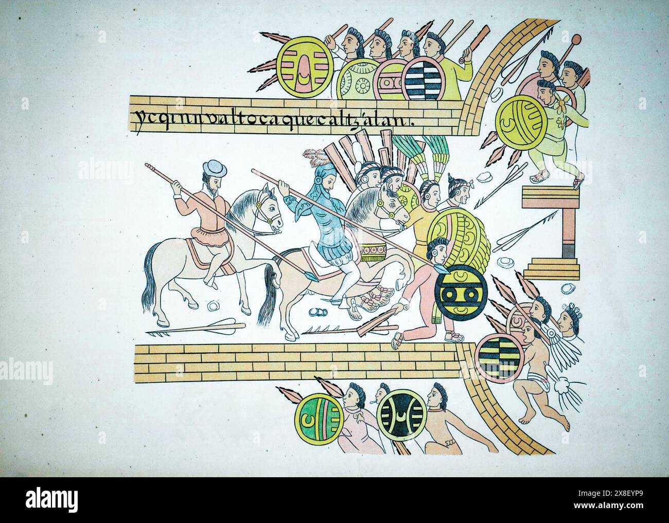 Lienzo de tlaxcala cortes templo hi-res stock photography and images ...