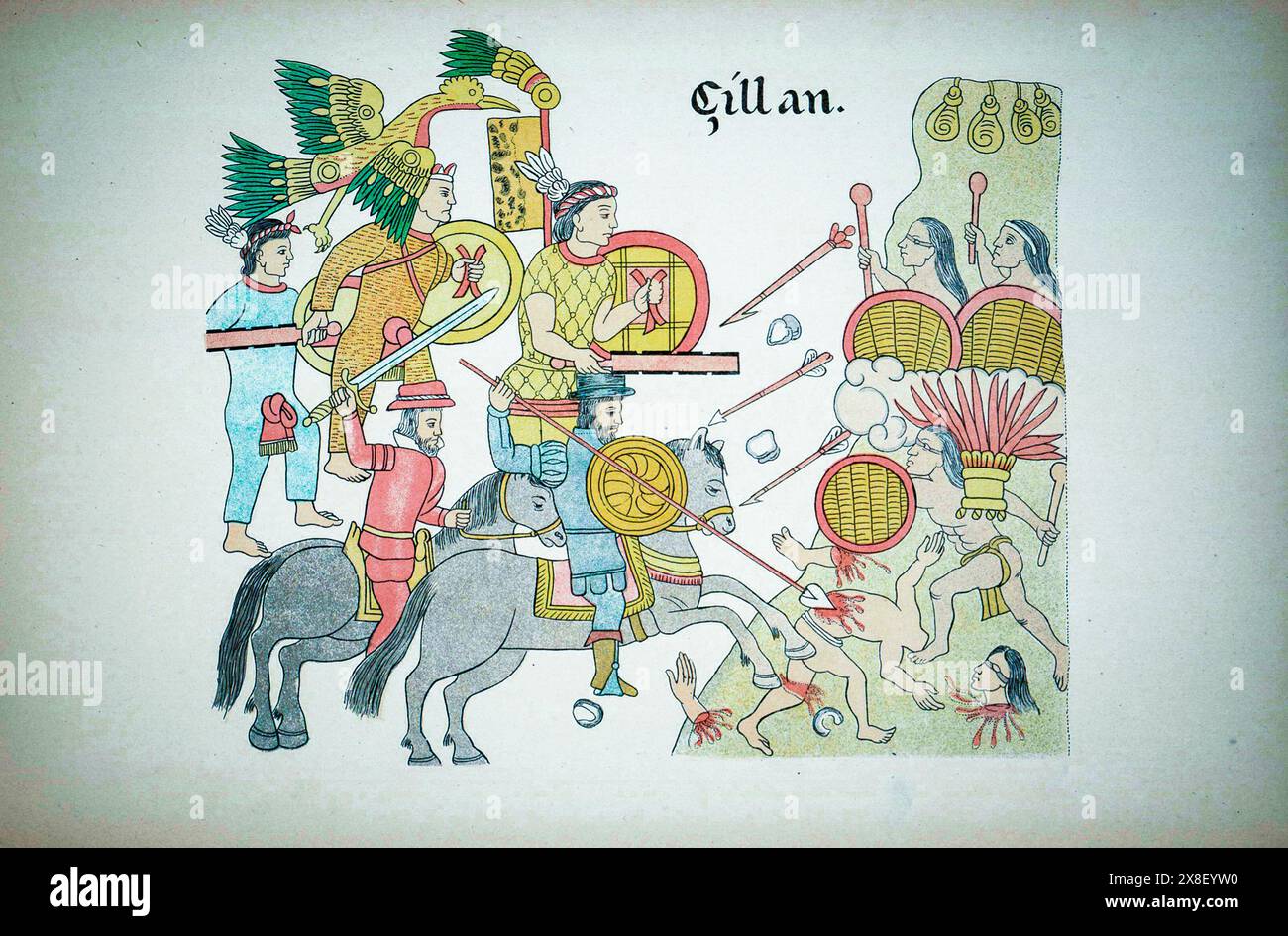 Battle of Cillan, place of little snails, in mid-June 1530. Plate 65 of ...