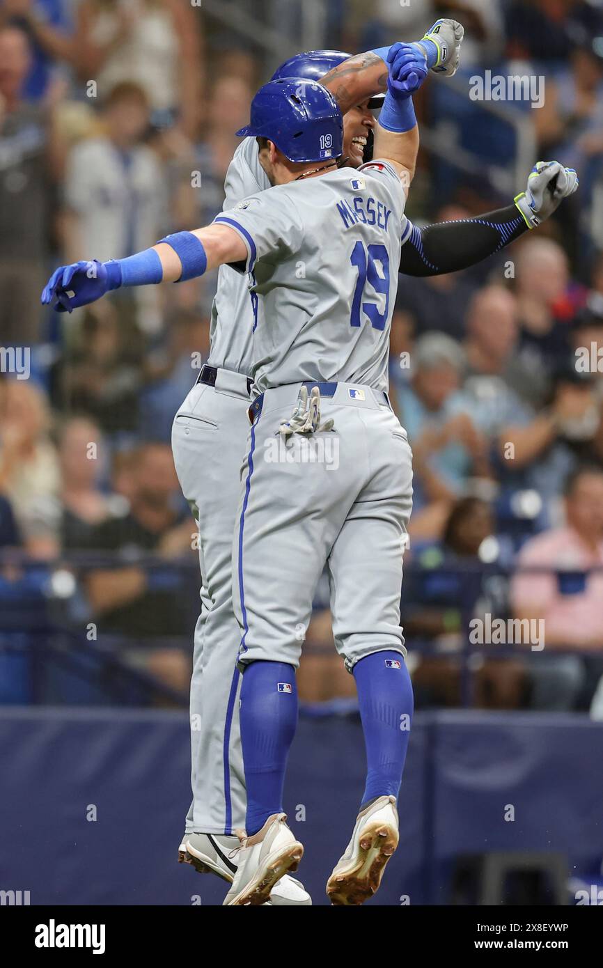St. Petersburg, FL: Kansas City Royals first baseman Salvador Perez (13 ...