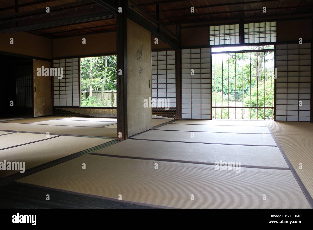 Inside of Shoi-ken in Katsura Imperial Villa, Kyoto, Japan Stock Photo ...