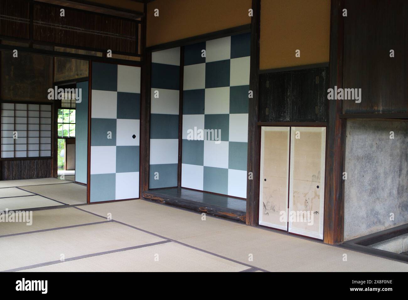 Inside of Shokin-tei in Katsura Imperial Villa, Kyoto, Japan Stock ...