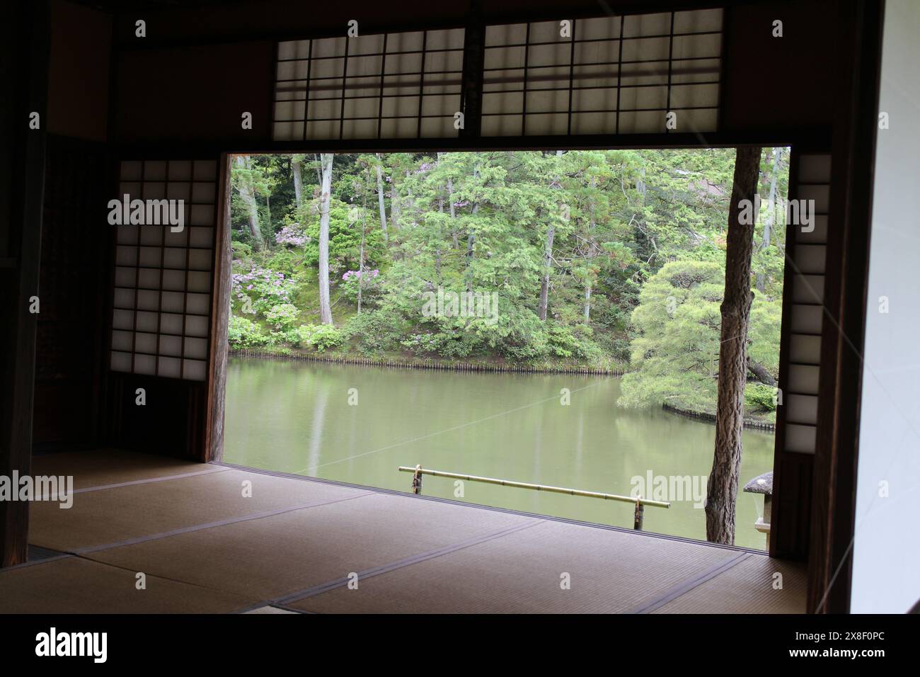 Inside of Shokin-tei in Katsura Imperial Villa, Kyoto, Japan Stock ...