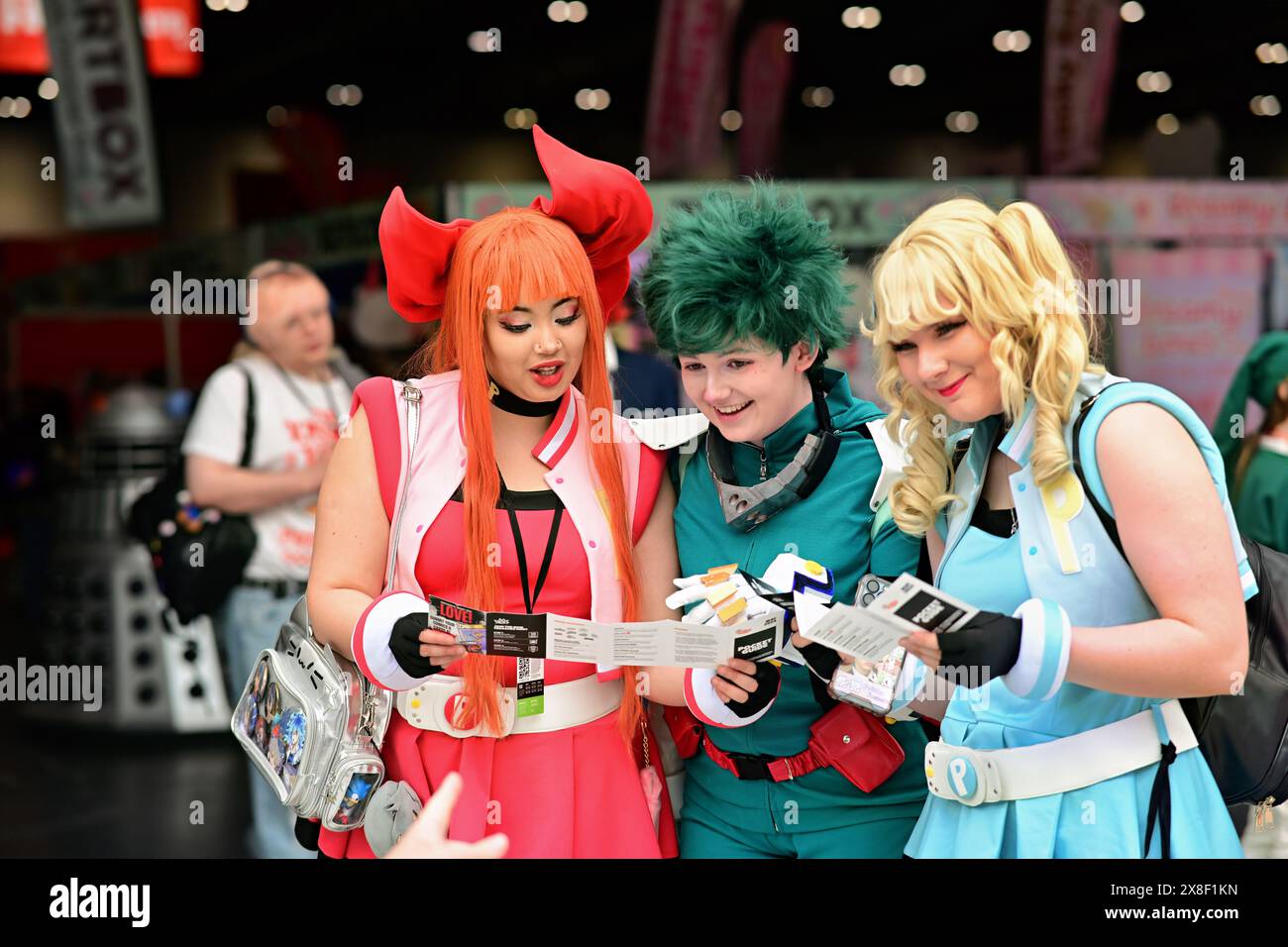 LONDON, ENGLAND - MAY 24 2024: Hundreds of fans attends the MCM Comic ...