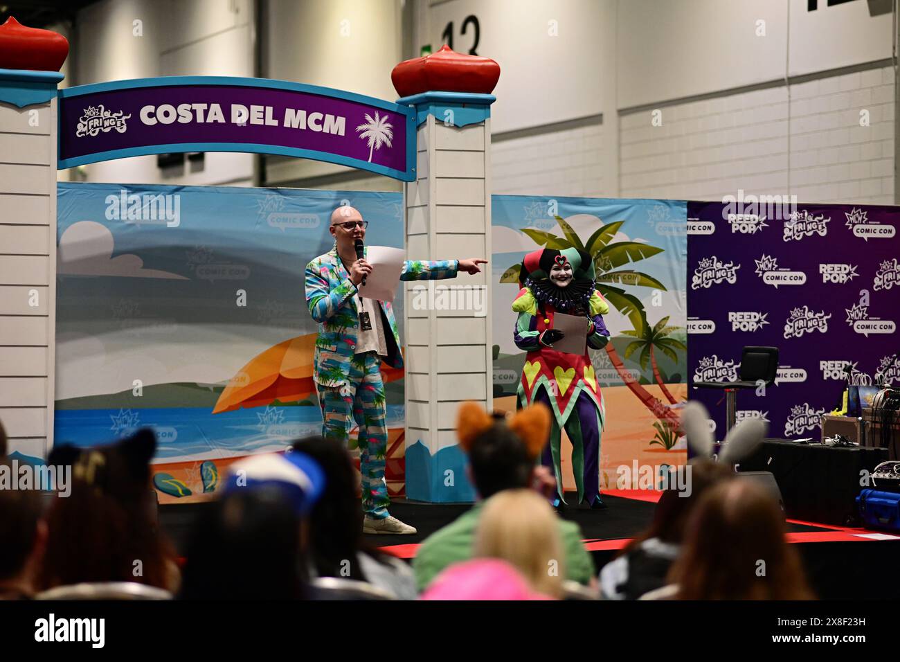 LONDON, ENGLAND - MAY 24 2024: Hundreds of fans attends the MCM Comic ...