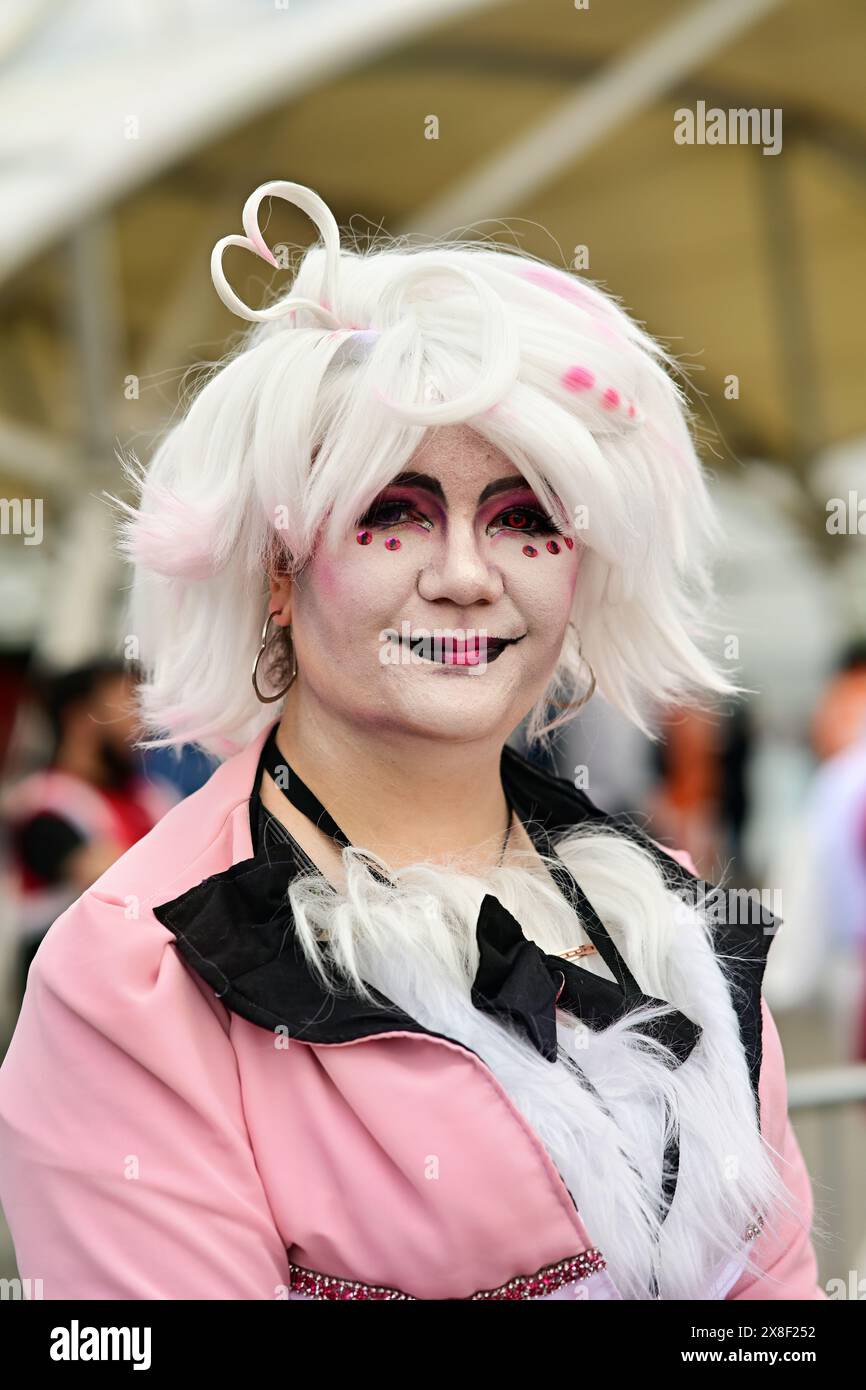 LONDON, ENGLAND - MAY 24 2024: Hundreds of fans attends the MCM Comic ...