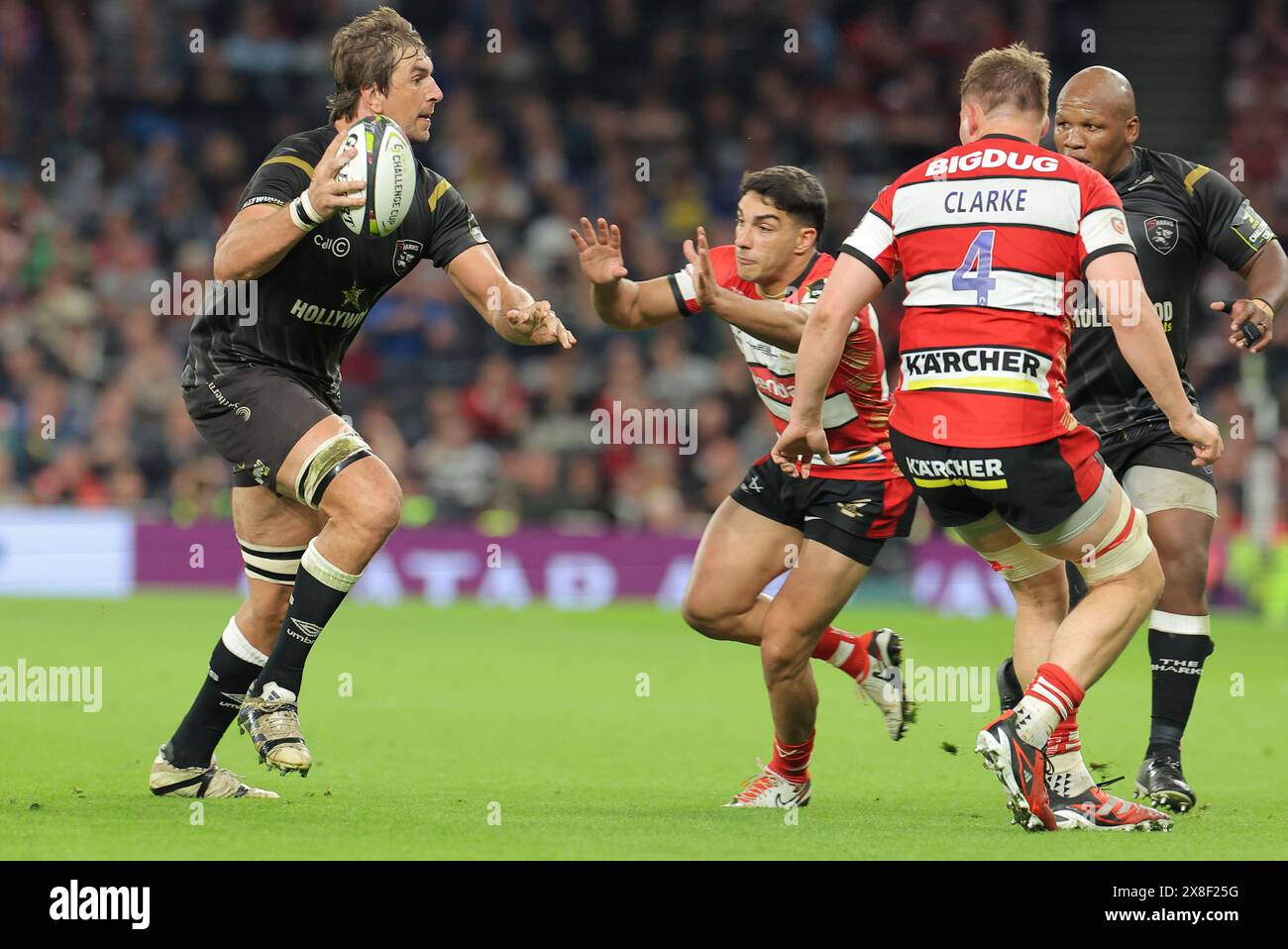 Tottenham, England, May 24th 2024: Eben Etzebeth (4 Hollywoodbets ...