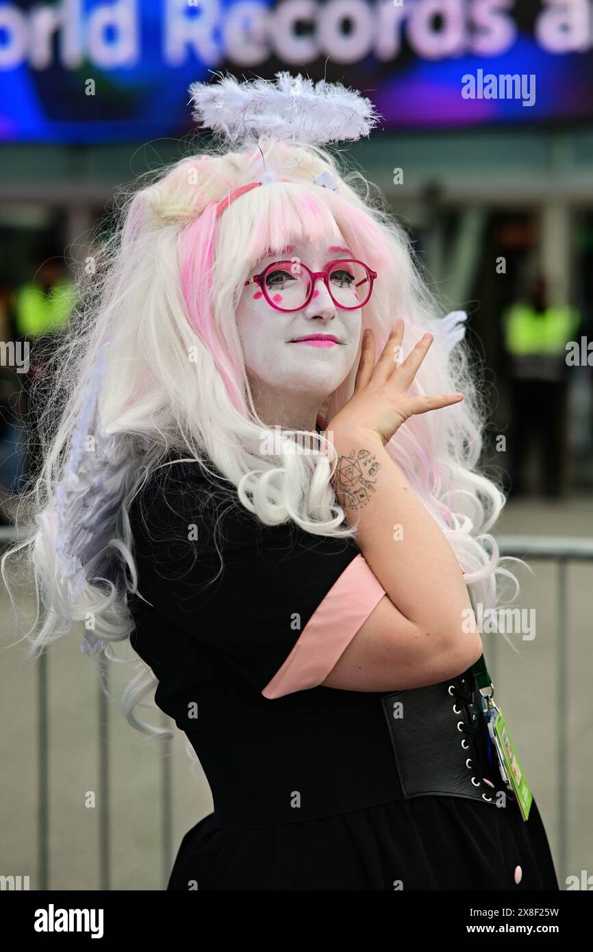 LONDON, ENGLAND - MAY 24 2024: Hundreds of fans attends the MCM Comic ...