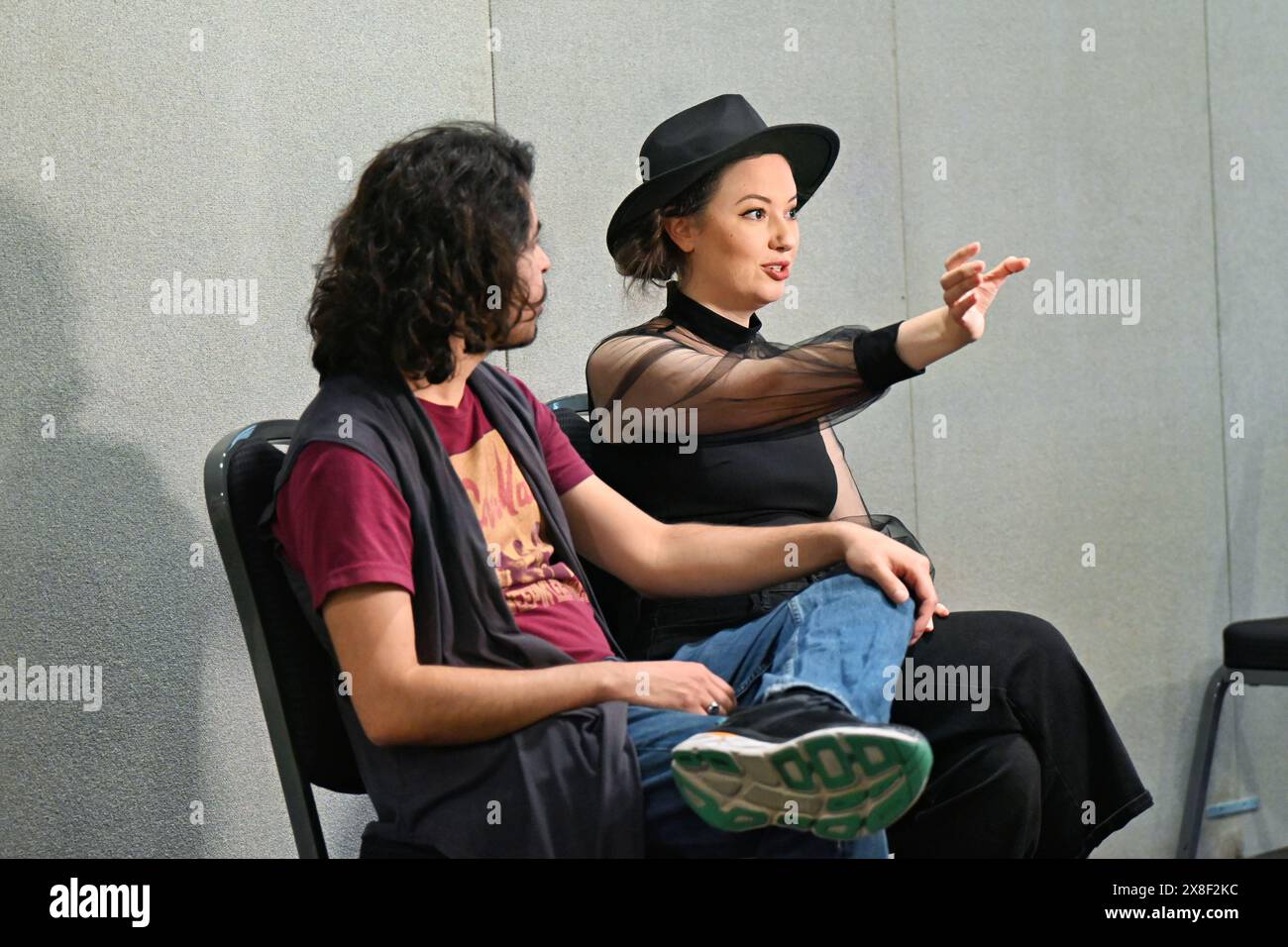 LONDON, ENGLAND - MAY 24 2024: Frieren Cast - Jordan dash Cruz and ...