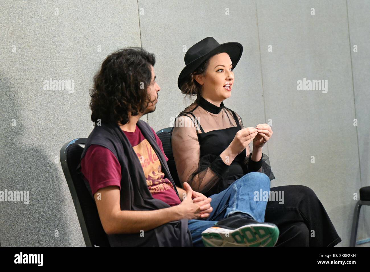 LONDON, ENGLAND - MAY 24 2024: Frieren Cast - Jordan dash Cruz and ...