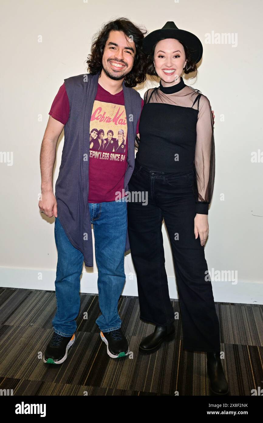 LONDON, ENGLAND - MAY 24 2024: Frieren cast with Jordan Dash Cruz and ...