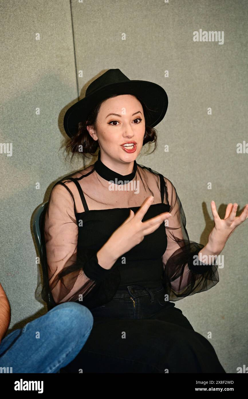 LONDON, ENGLAND - MAY 24 2024: Frieren cast with Mallorie Rodak at the ...