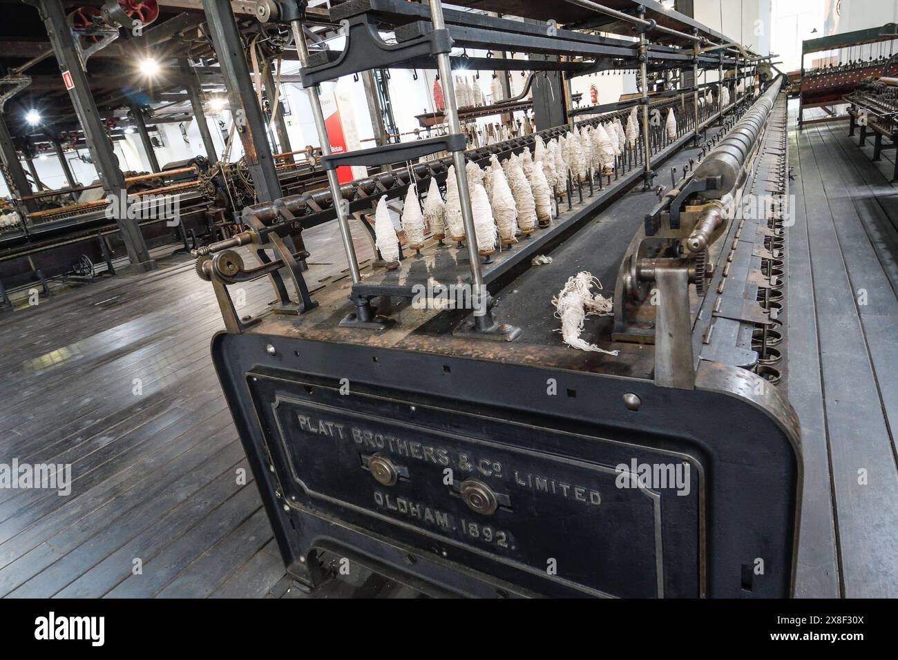 Old machinery for making textile garments Stock Photo - Alamy