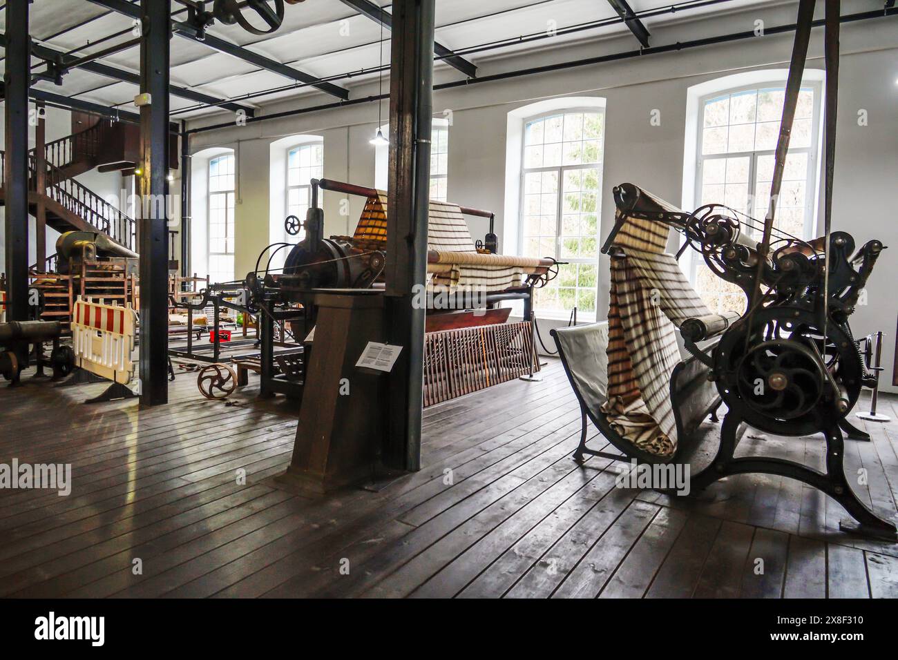 Old machinery for making textile garments Stock Photo - Alamy