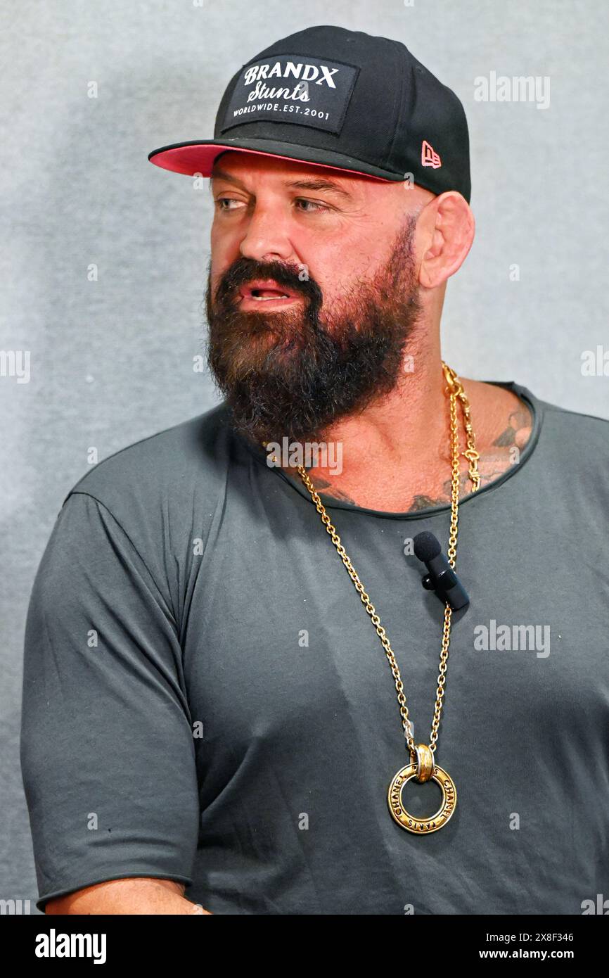 LONDON, ENGLAND - MAY 24 2024: Mandalorian Cast - Tait Fletcher at the ...