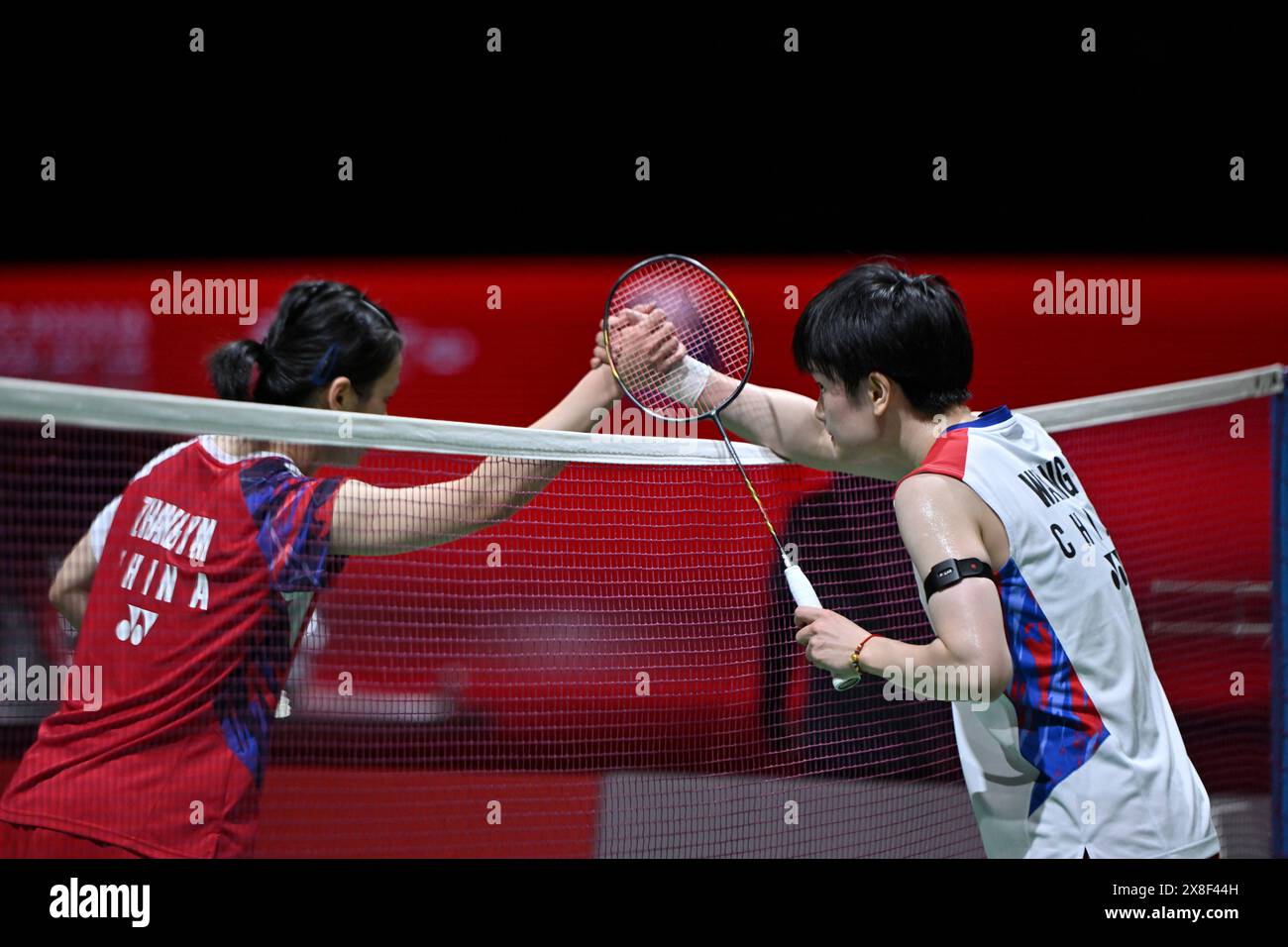 Kuala Lumpur, Malaysia. 25th May, 2024. Wang Zhiyi (R) of China and ...