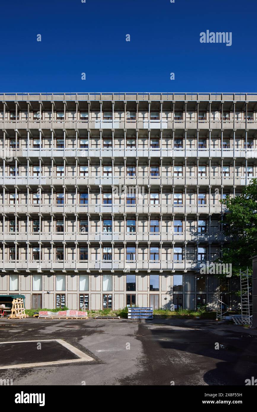 Højhuset (The High-Rise), Frederiksberg Campus, designed by Steen Eiler ...