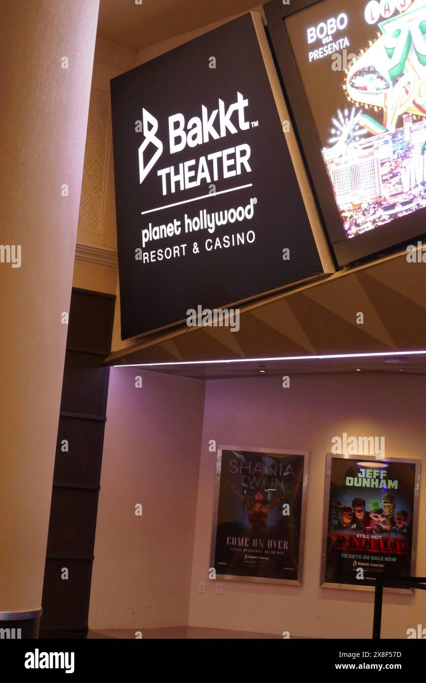 Las Vegas, Nevada, USA 14th May 2024 Marquee at Bakkt Theater at Planet ...