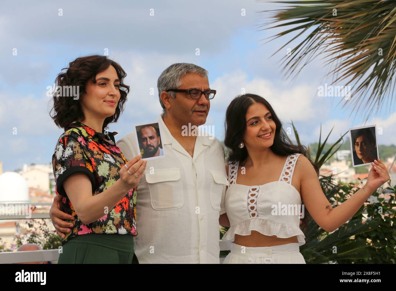 Cannes, France. 25th May, 2024. Mahsa Rostami, Mohammad Rasoulof and ...