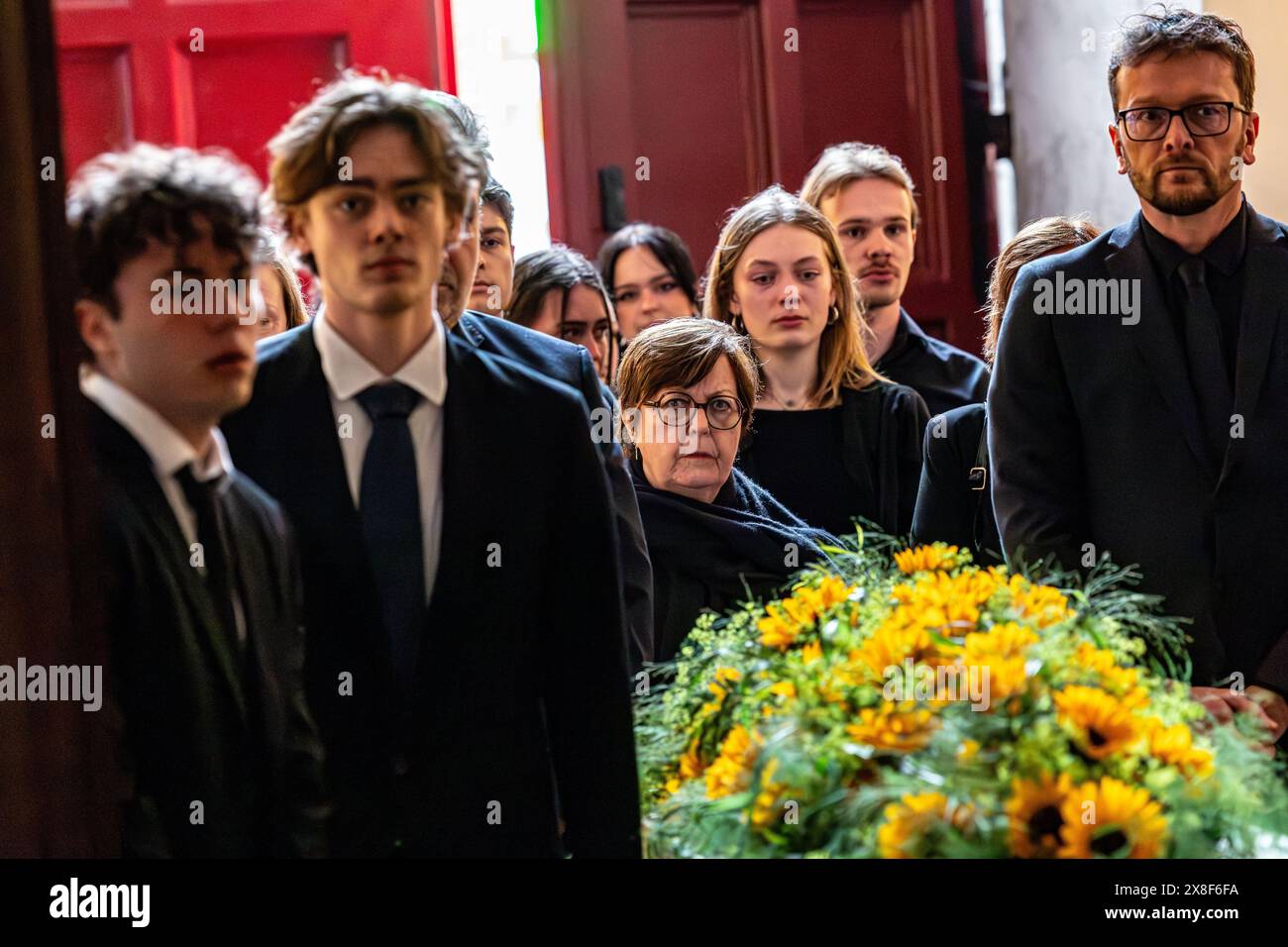Brugge, Belgium. 25th May, 2024. family of the deceased former Brugge ...