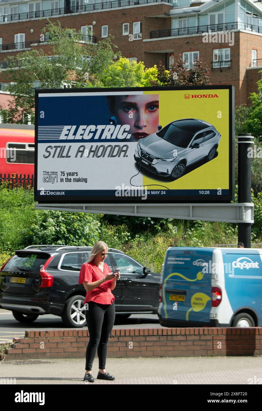 Car billboard advert digital hi-res stock photography and images - Alamy