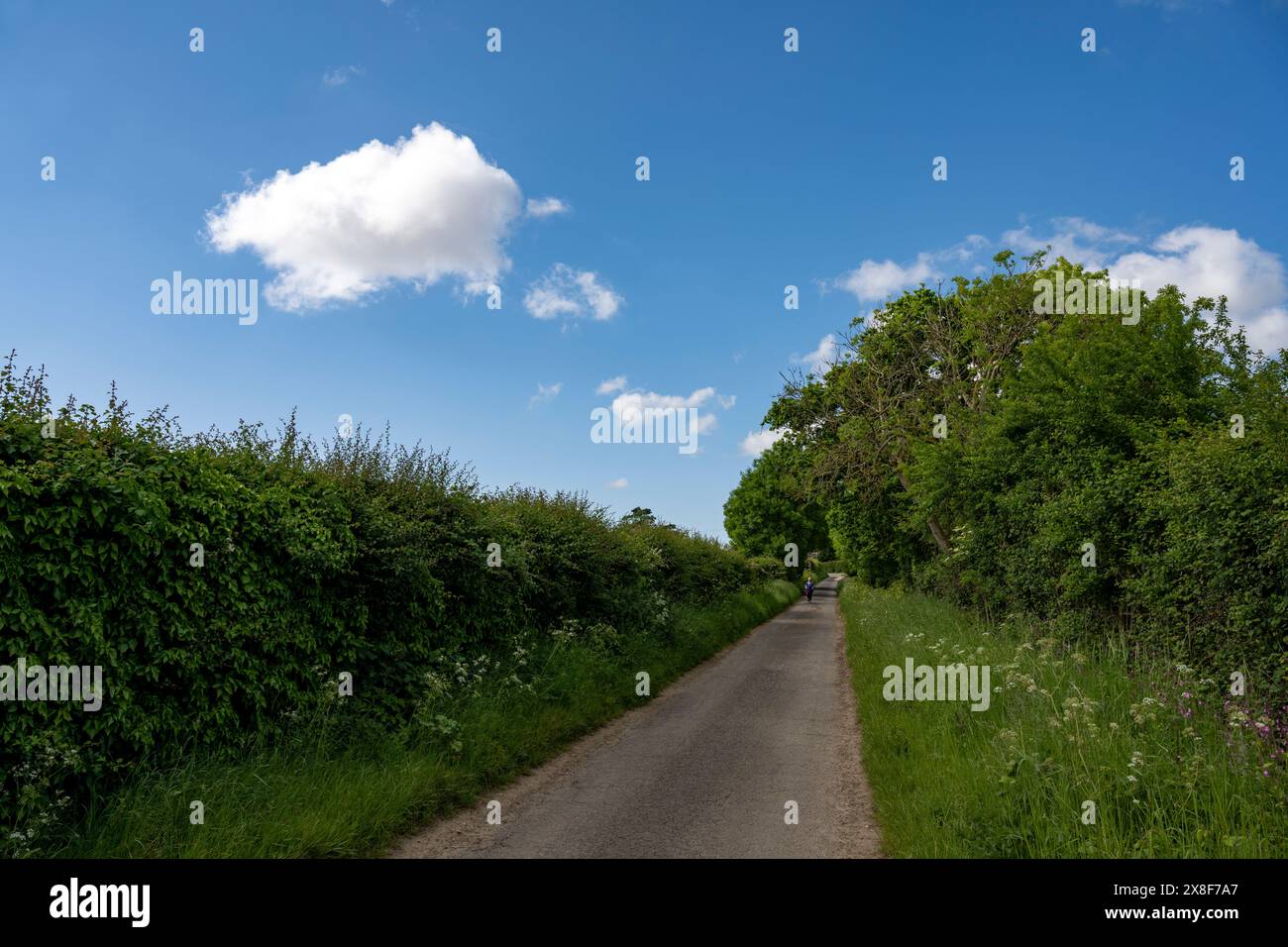 Red house with clouds hi-res stock photography and images - Alamy