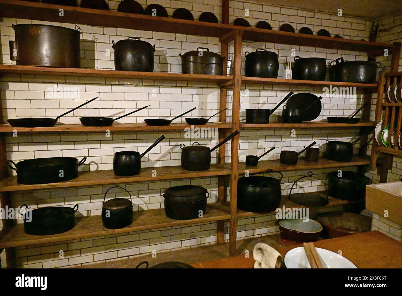 Cragside, Home of William and Margaret Armstrong, kitchen ...