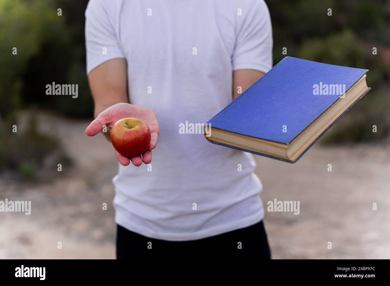 Concept of body and mind balance. Healthy diet and healthy lifestyle ...