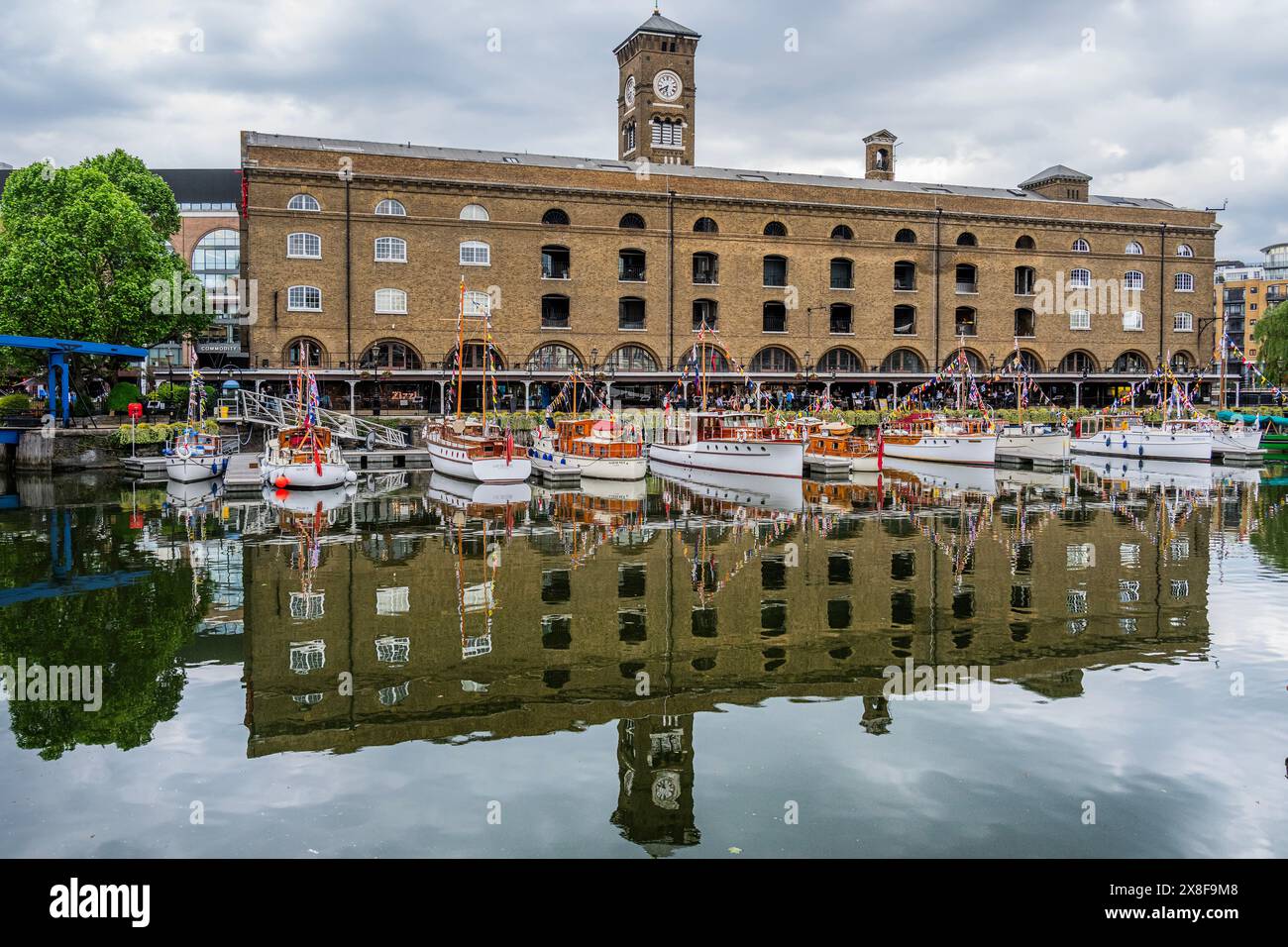 London, UK. 24 May 2024. Dunkirk 'Little Ships' moored at St Katharine ...