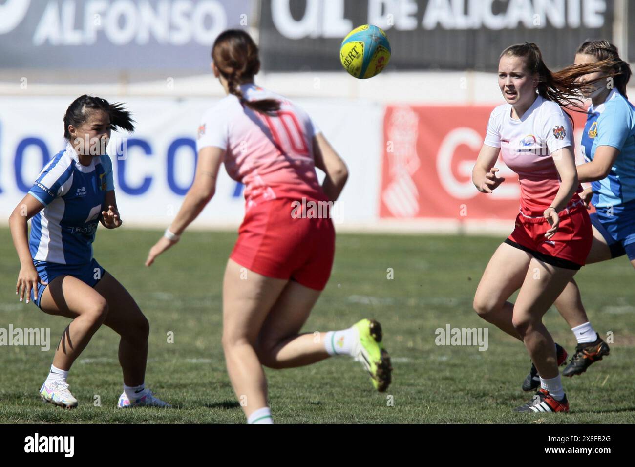 Villajoyosa, Spain. May 25, 2024. Moldavia and Olymp (Kazakhstan) women ...