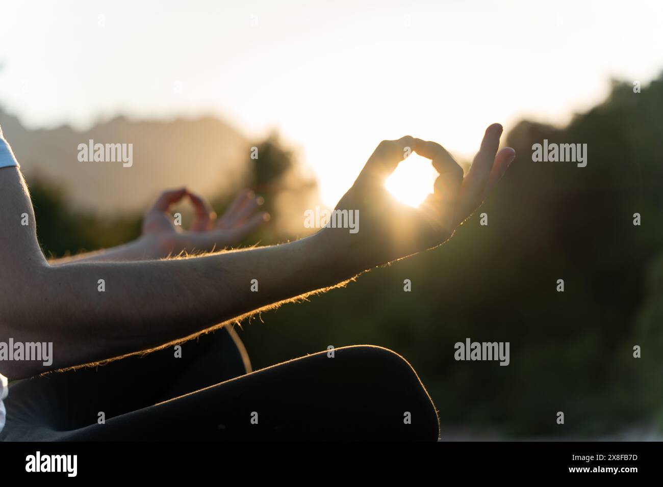 Exercises exercise meditation hi-res stock photography and images - Alamy