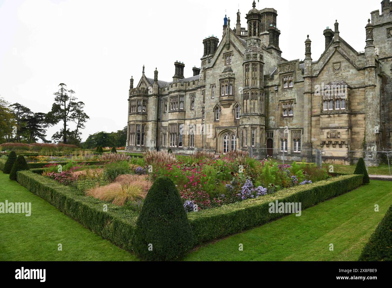 A general view of Margam Park Castle at Margam Park in Neath Port ...