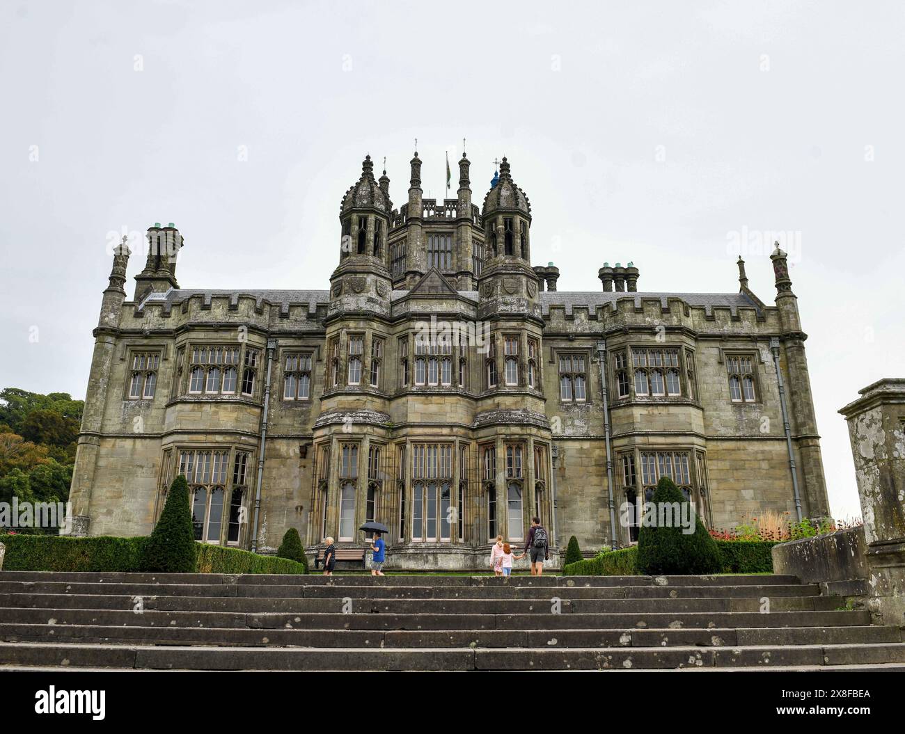 A general view of Margam Park Castle at Margam Park in Neath Port ...