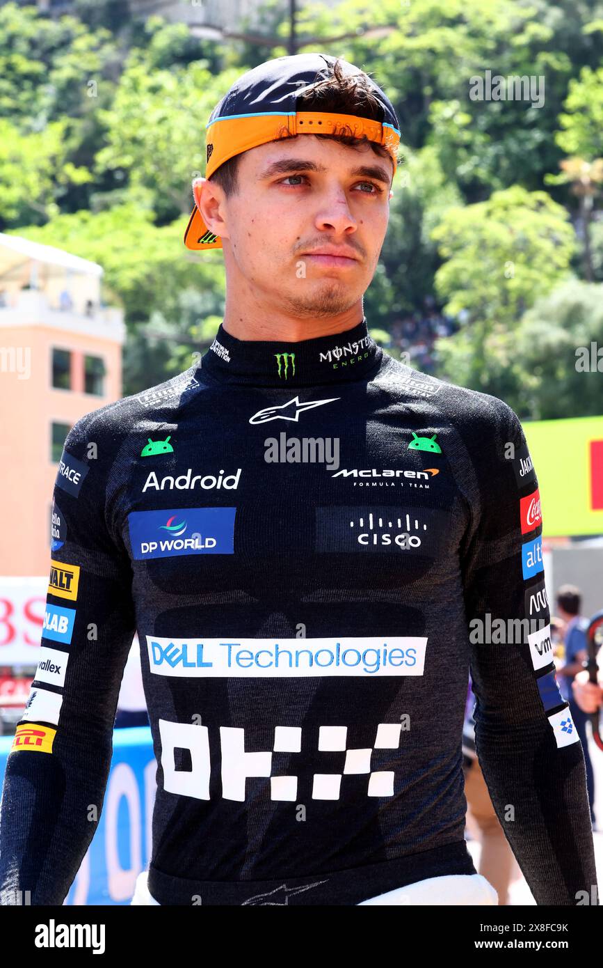 Monaco, Monte Carlo. 25th May, 2024. Lando Norris (GBR) McLaren. 25.05.2024. Formula 1 World ...