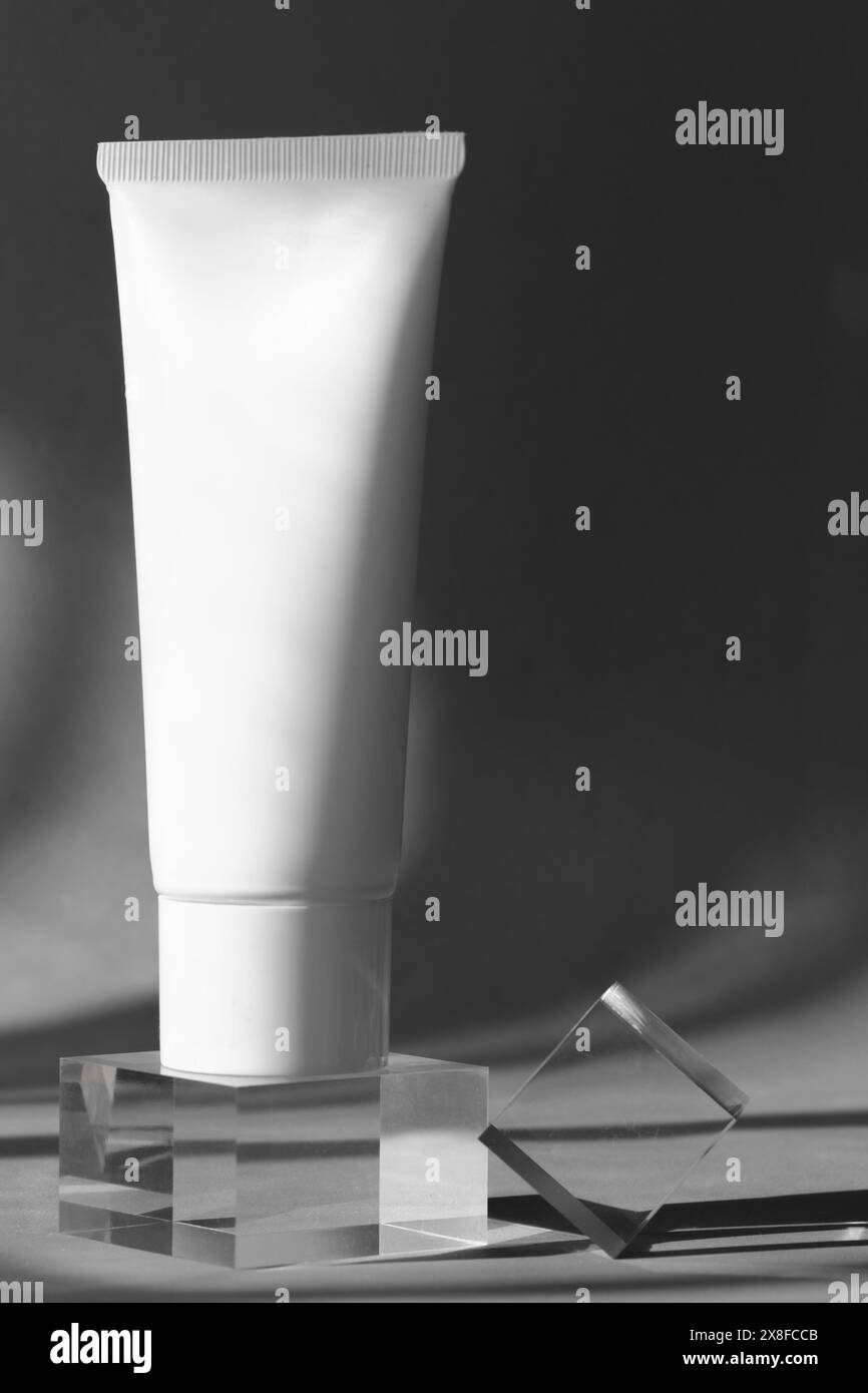 White tube cream mock hi-res stock photography and images - Alamy
