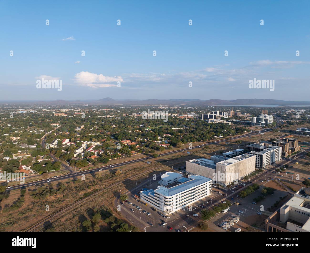 Aerial view of gaborone hi-res stock photography and images - Alamy