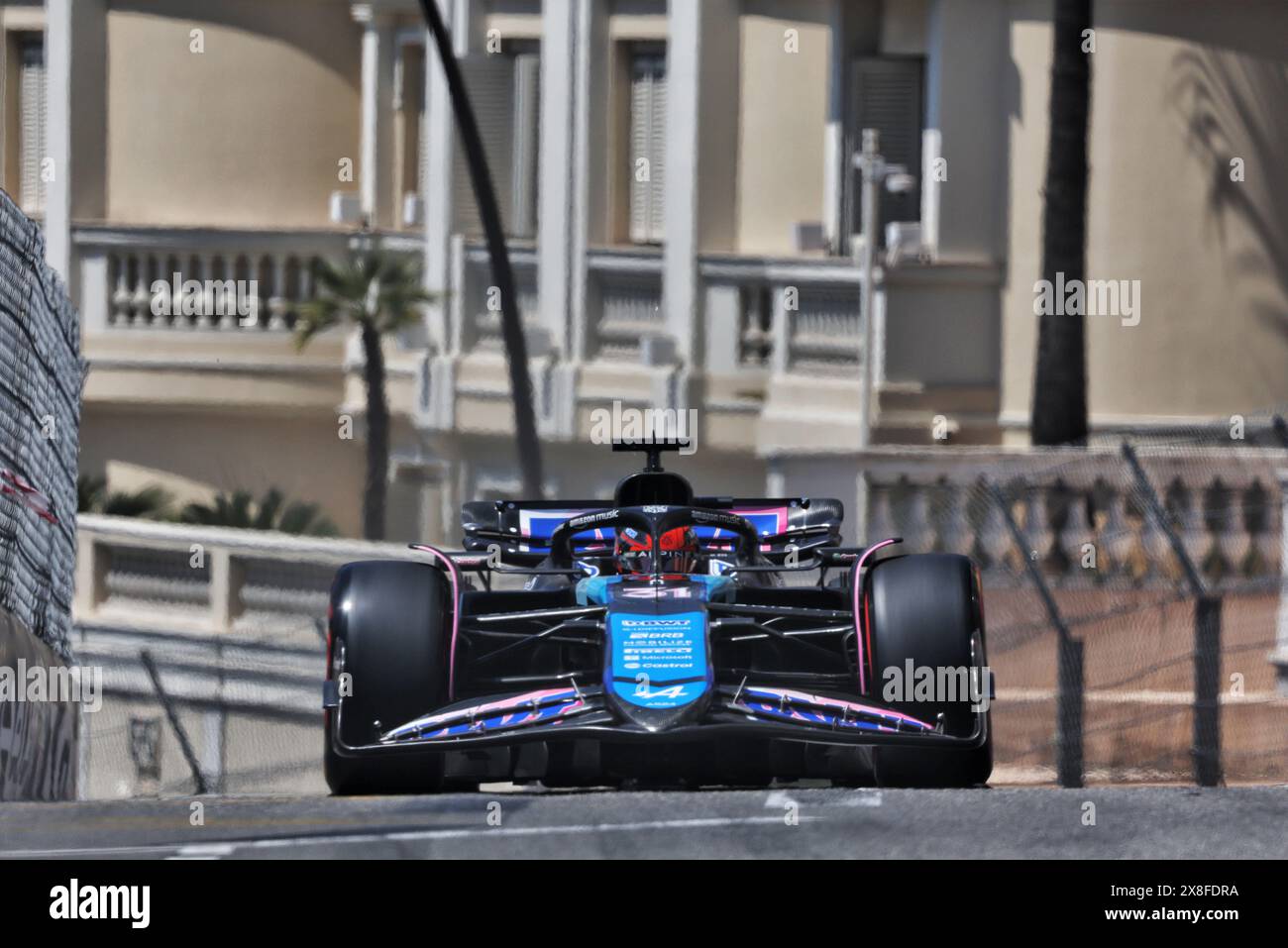 Monaco, Monte Carlo. 25th May, 2024. Esteban Ocon (FRA) Alpine F1 Team ...