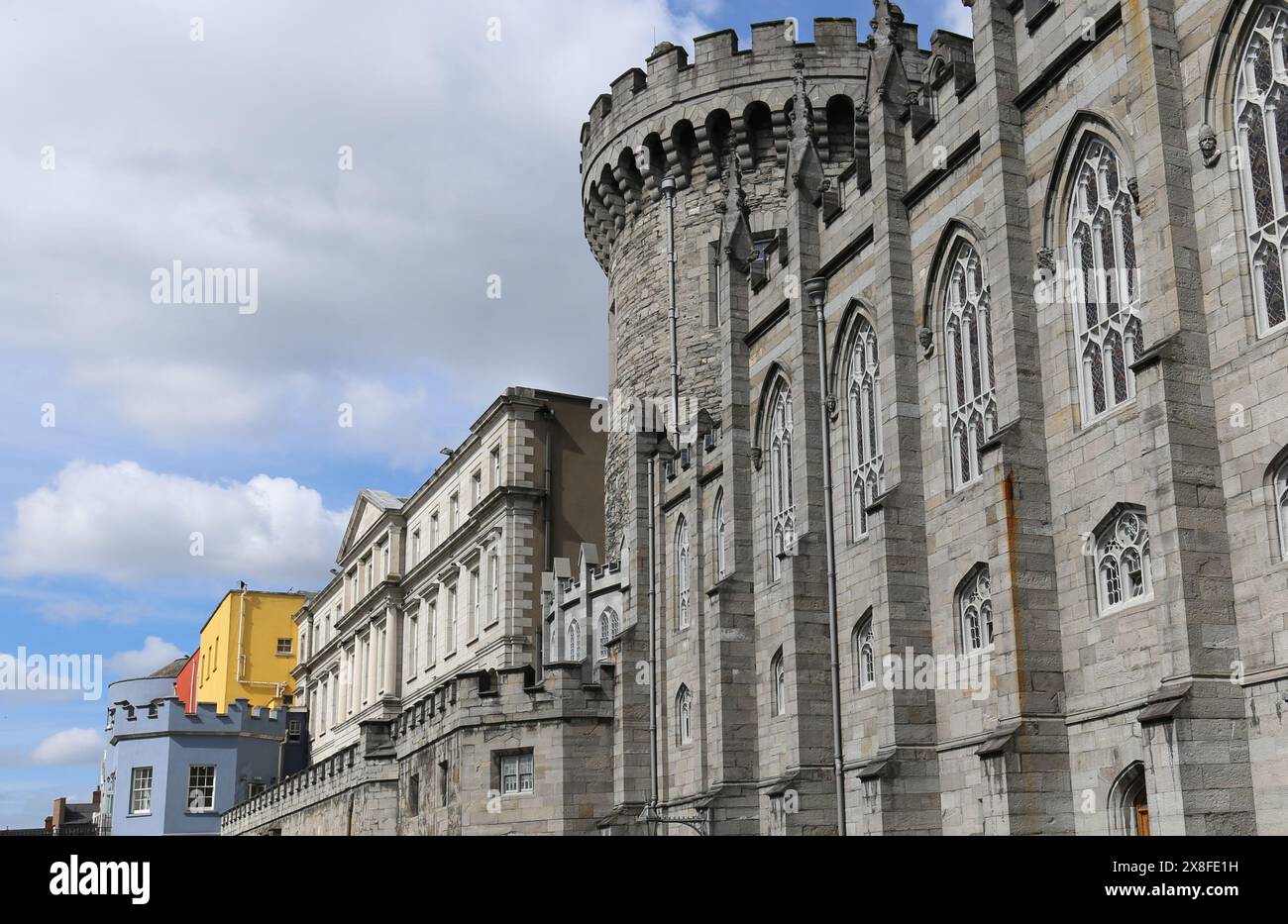 View of Dublin Castle, Ireland Stock Photo - Alamy