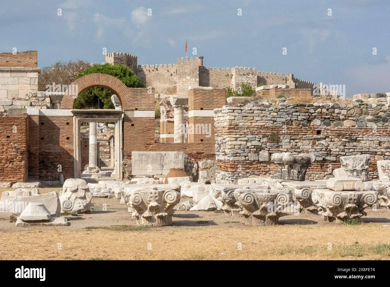 Basilica of St Johns at Ephesus Ancient City, Turkey Stock Photo - Alamy