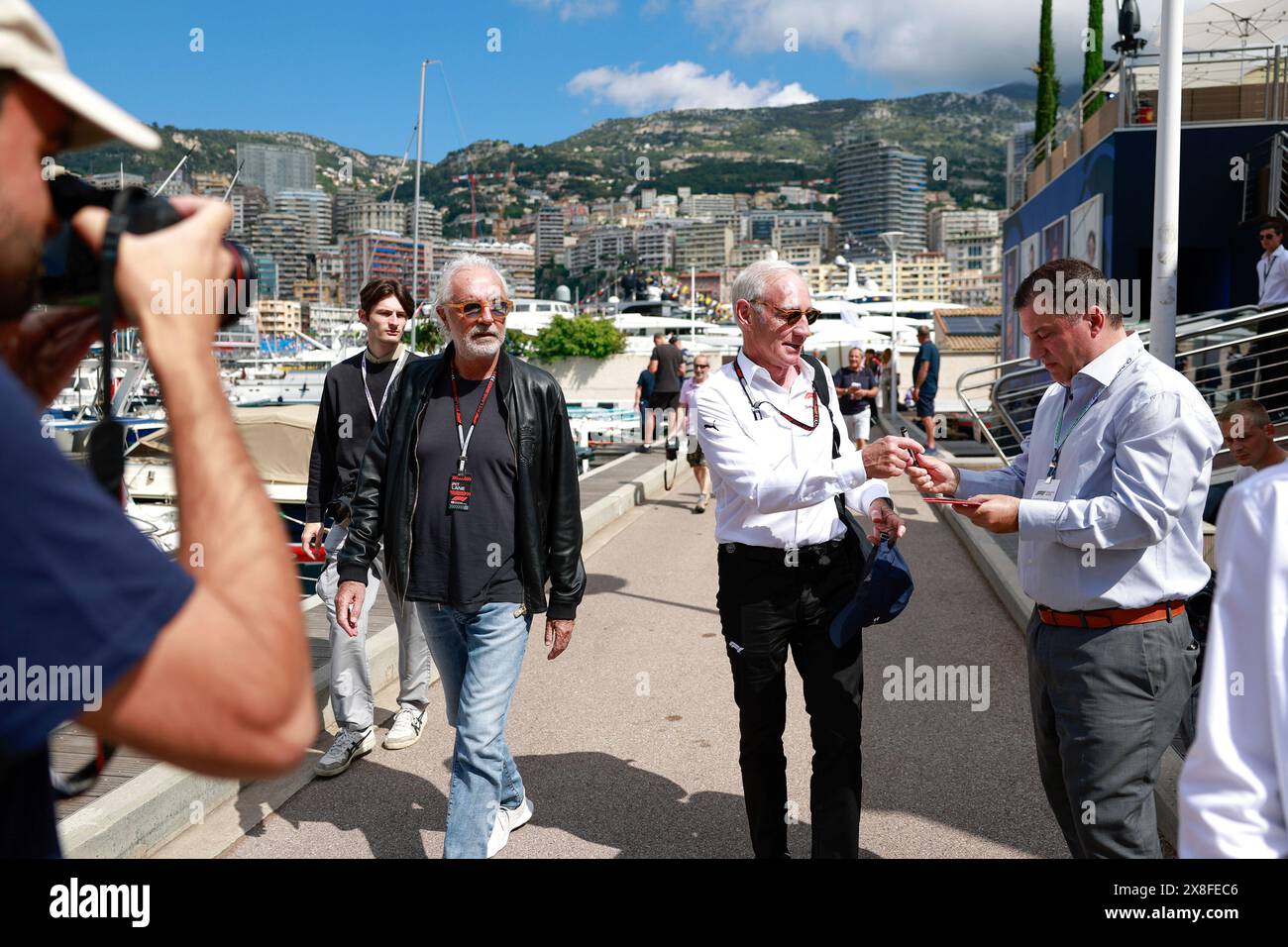 Monte-Carlo, Monaco. 25th May, 2024. Flavio Briatore (ITA), Gregory ...