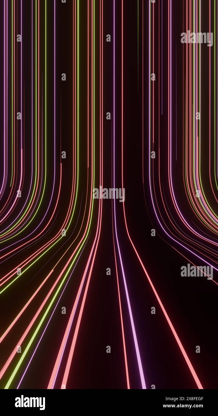 Dynamic abstract lines creating a fluid, modern visual, perfect for ...