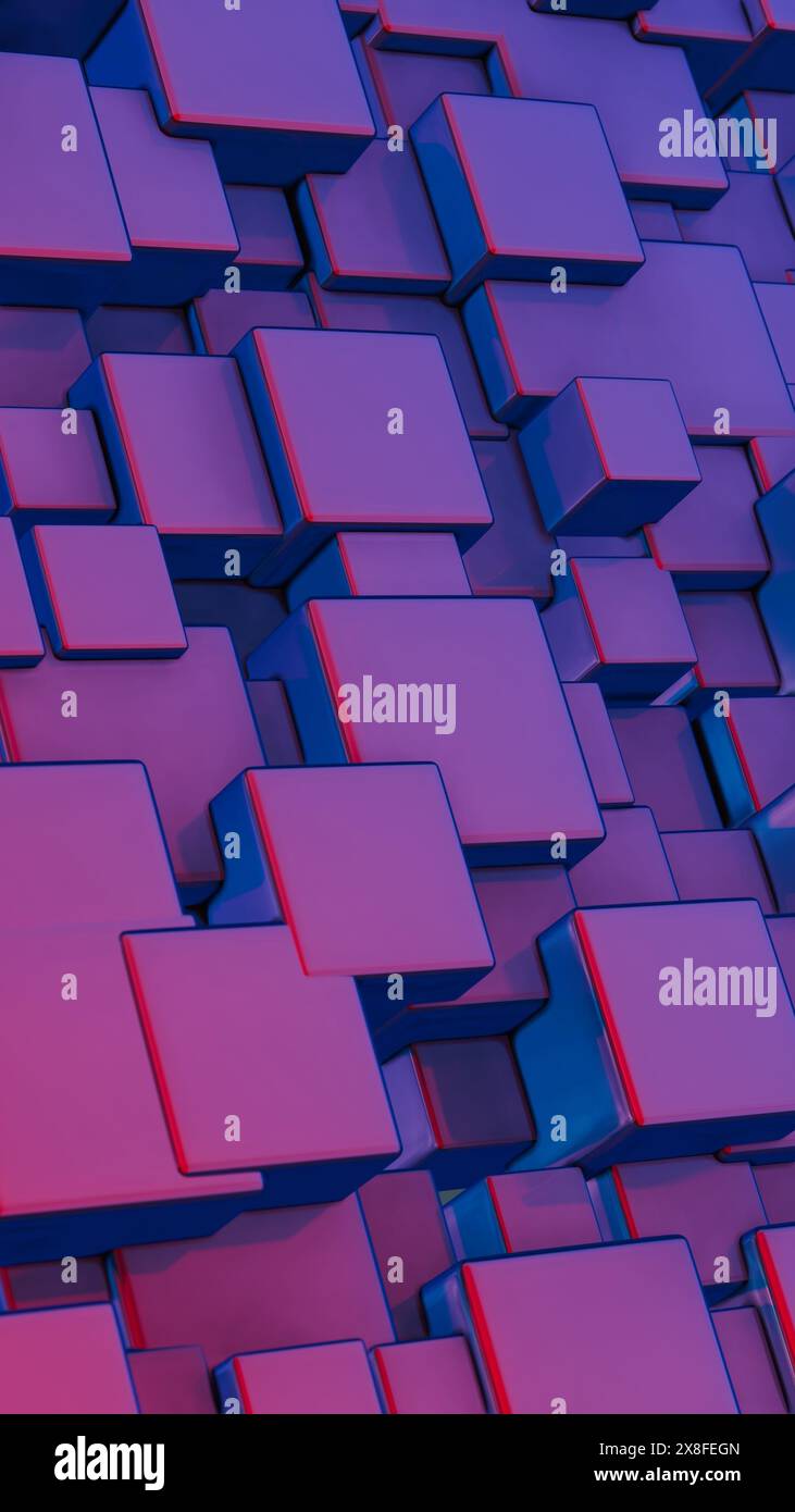 An array of shapes that create a sense of dynamic tension Stock Photo ...