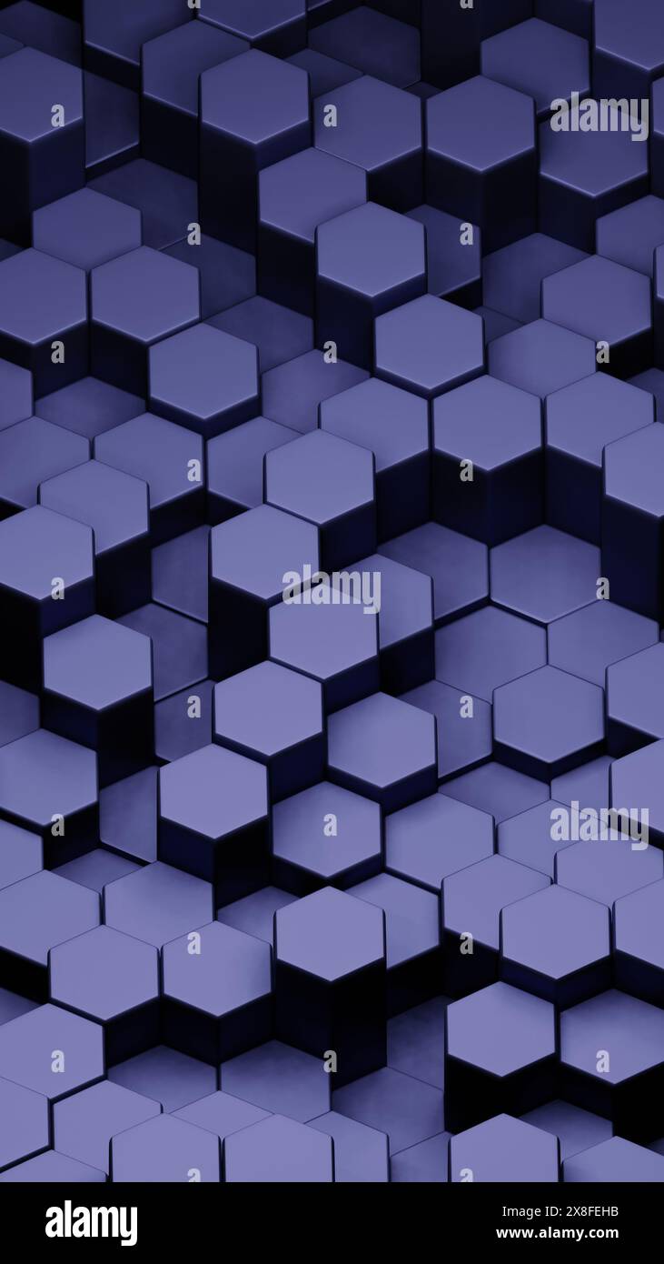 Seamless hexagon pattern, geometrically precise, creating a honeycomb ...
