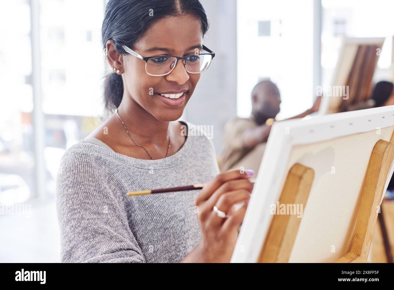 Indian school girl student thinking hi-res stock photography and images ...