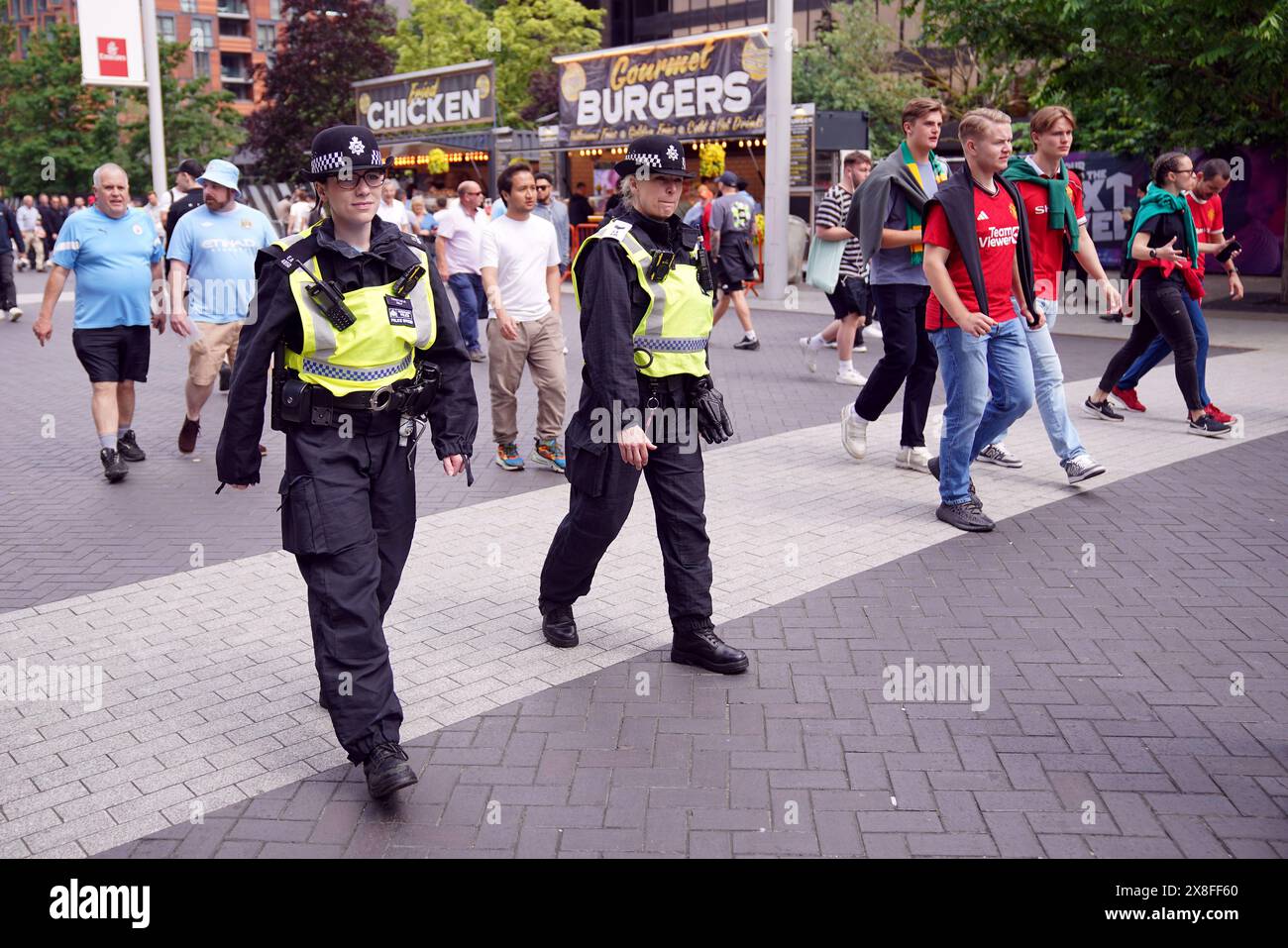 Police presence ahead of the Emirates FA Cup final at Wembley Stadium ...