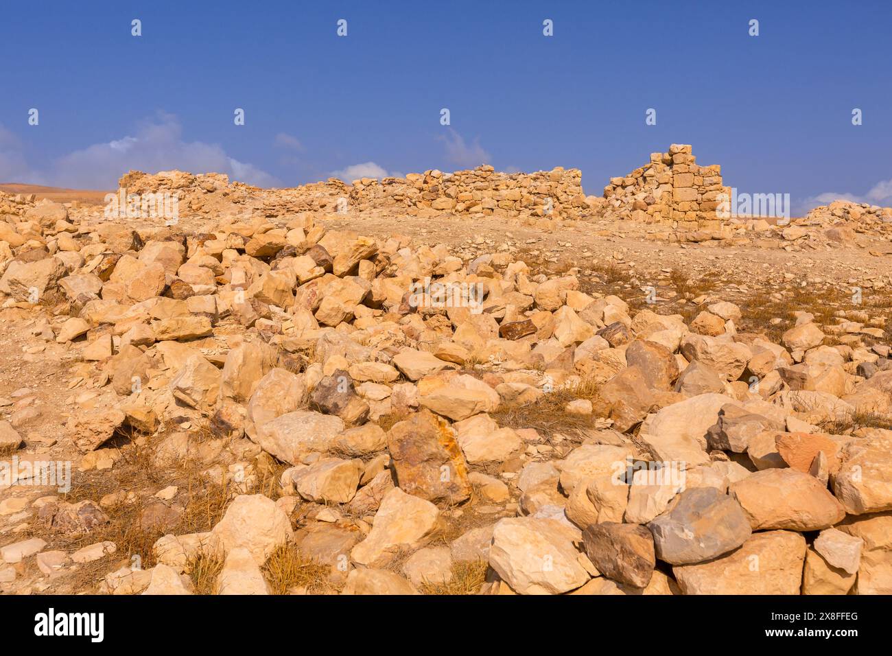 Ruins of crusaders castle Montreal, Shoubak, Shobak or Shawbak in ...
