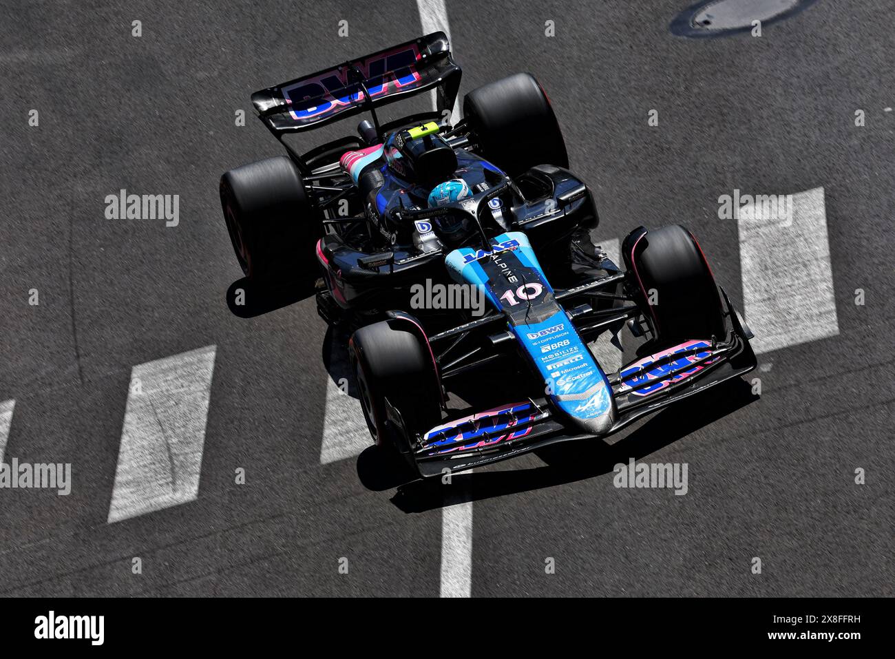 Monte Carlo, Monaco. 25th May, 2024. Pierre Gasly (FRA) Alpine F1 Team ...
